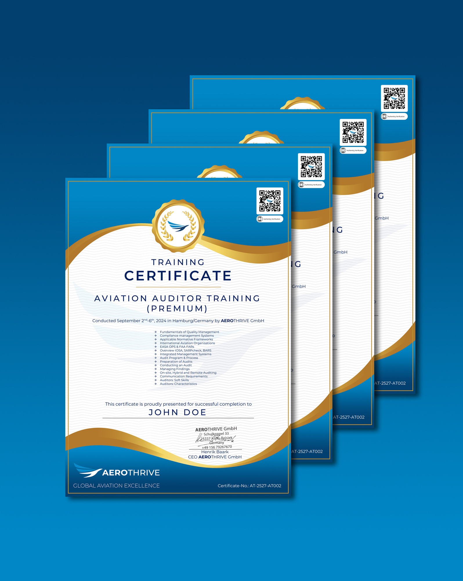 Training in-house | AEROTHRIVE